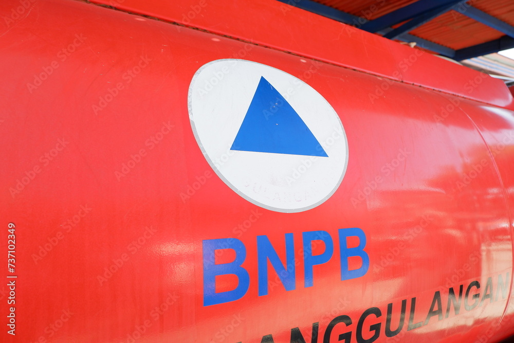 logo of the National Disaster Management Agency or Badan Nasional ...
