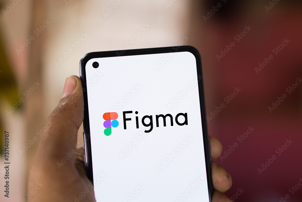 Dhaka, Bangladesh- 15 February 2024: Figma logo is displayed on smartphone. Stock Photo | Adobe ...