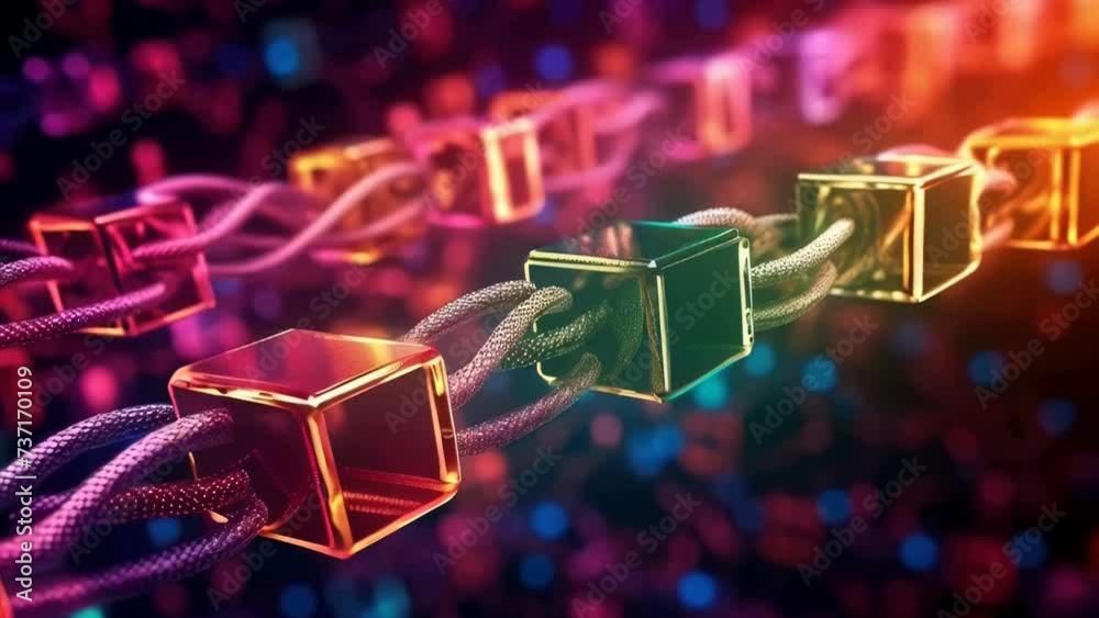 Collection of interconnected cubes that form cohesive unit. Suitable ...