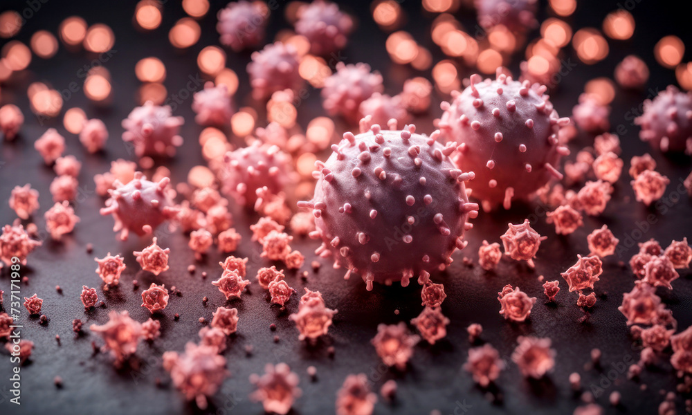 Disease X new pathogen cells image of Virus, pathogen, bacteria ...