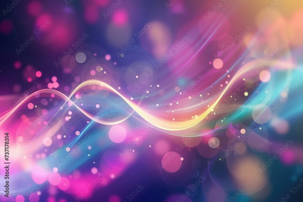 Abstract neon lights background design. Stock Illustration | Adobe Stock