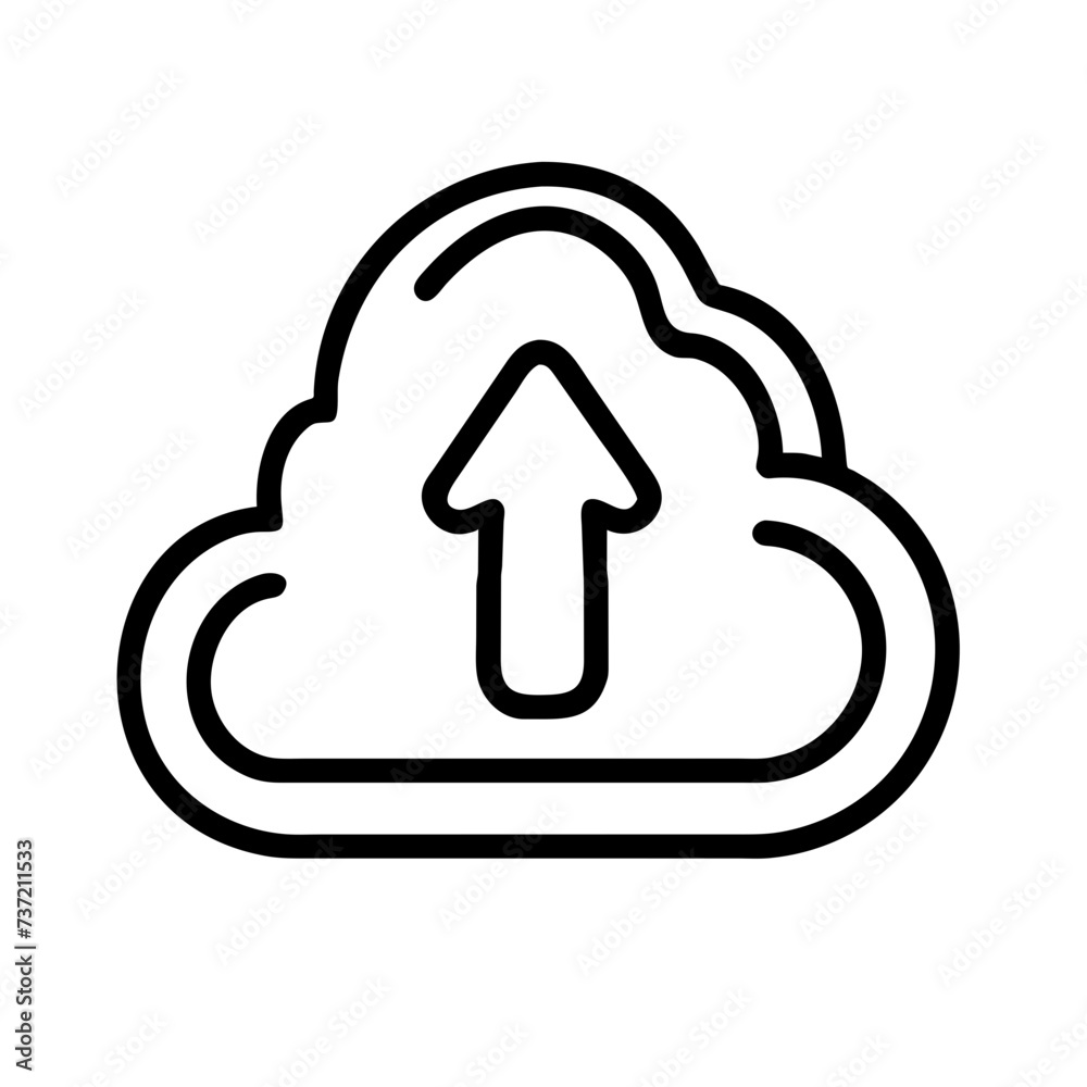 Modern arrow upload icon and button, representing the action of ... Modern arrow upload icon and button, representing the action of ...