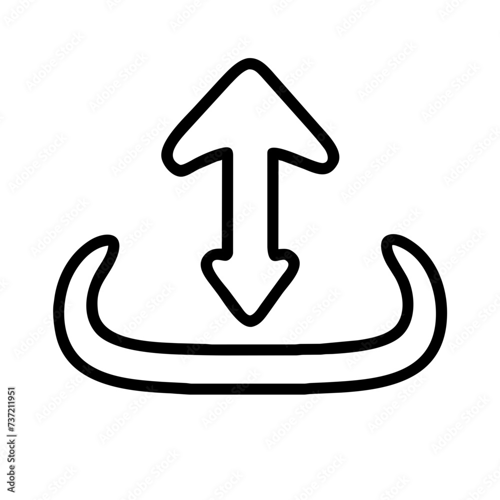 Modern arrow upload icon and button, representing the action of ... Modern arrow upload icon and button, representing the action of ...