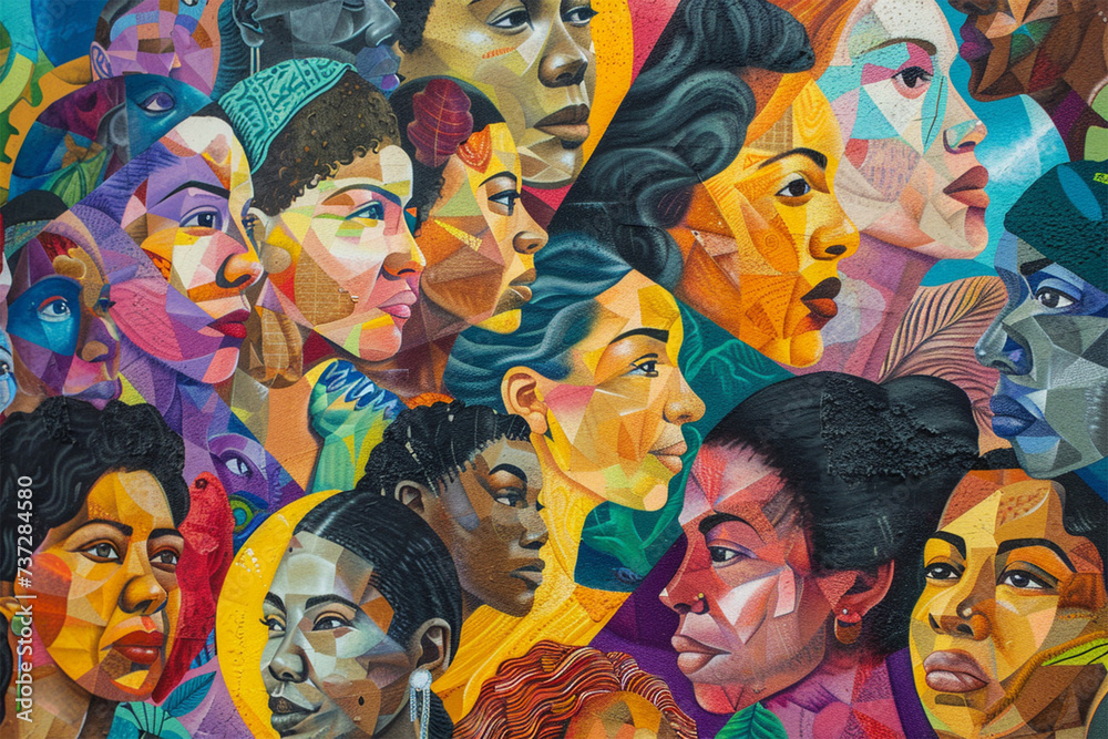 Empowering Mural: Design a vibrant mural celebrating the diverse ...