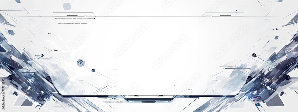 clean flat vector graphic design, geometric minimalistic clean sheet ...