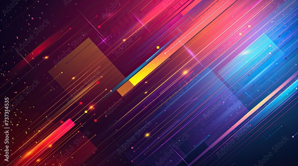 clean flat vector graphic design, geometric minimalistic clean sheet ...