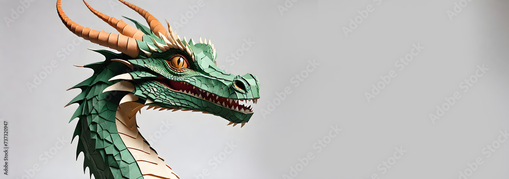 Voxel pixel art Dragon, Traditional 3d Chinese dragon illustration ...