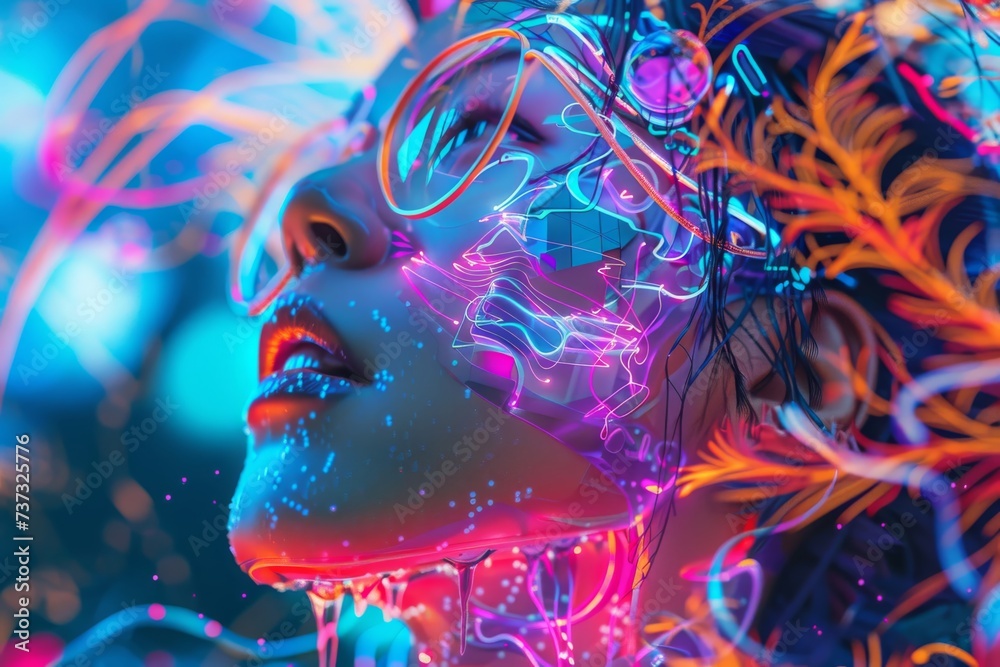 Using AI to create vivid and imaginative artwork that amalgamates ...