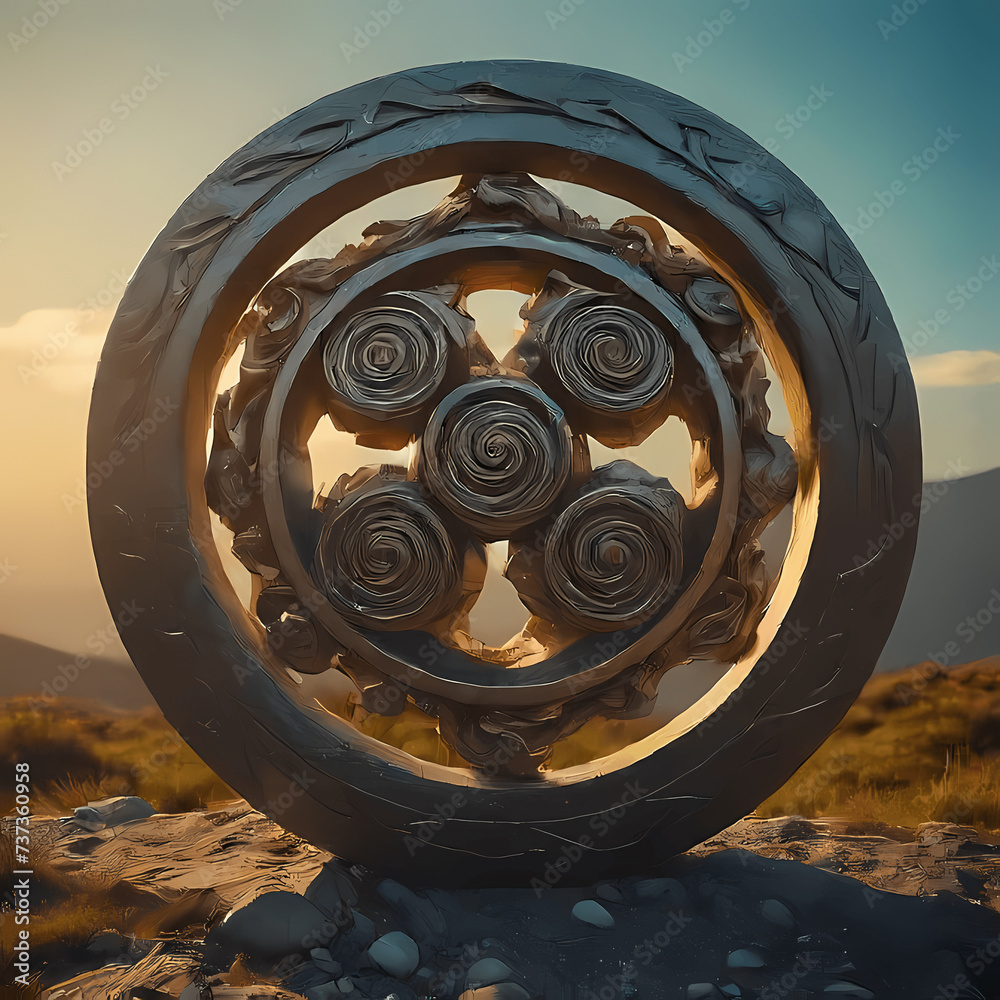 Celtic symbol, Triskelion, an ancient symbol representing spiruality ...