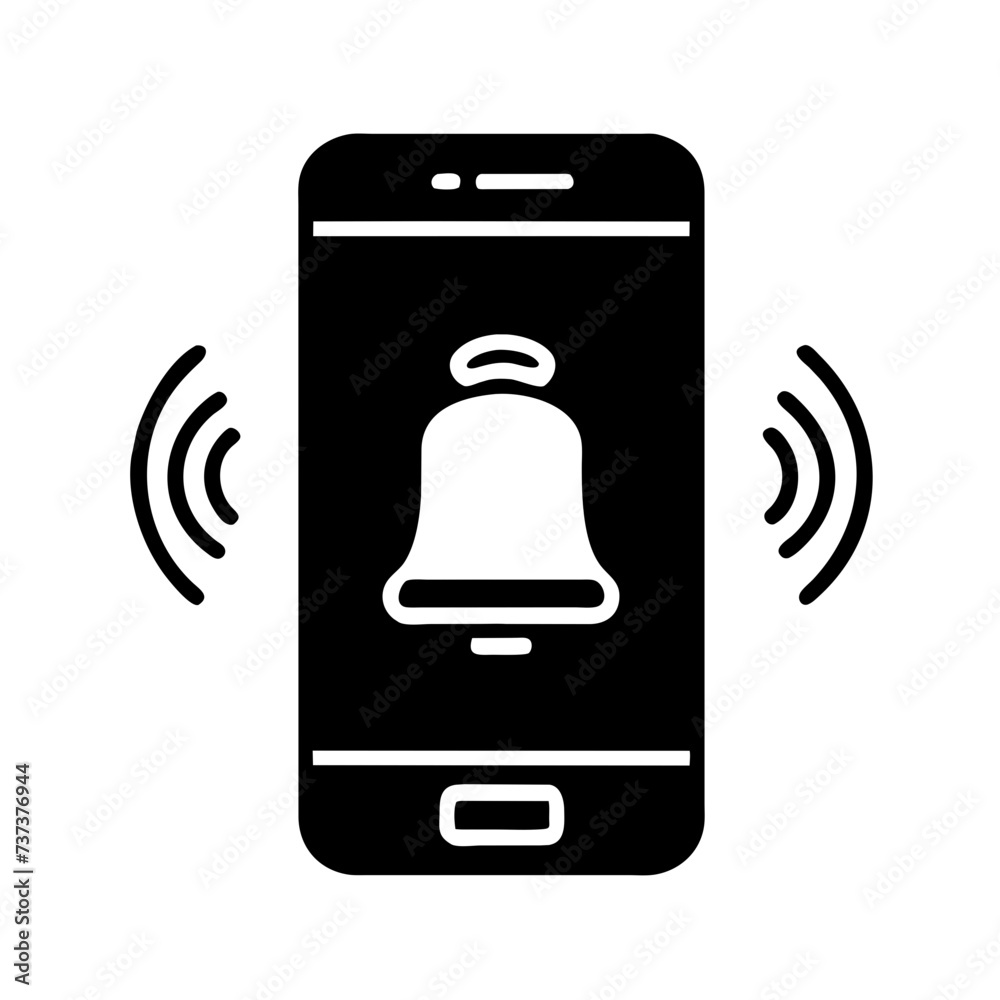 A ringing phone icon, conveying the classic symbol of communication and ...