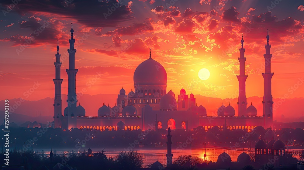 minimalist islamic background image for wallpaper laptop Stock ...