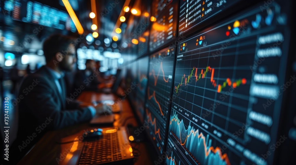 Under the dim city lights, a group of individuals huddled around a desk ...