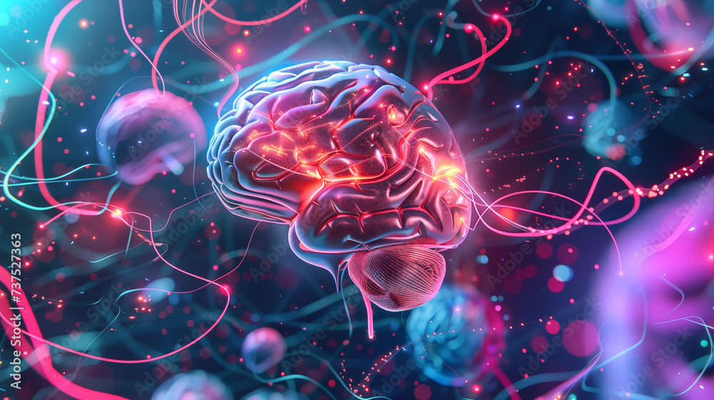 Synaptic growth of the human brain neural networks in a futuristic ...