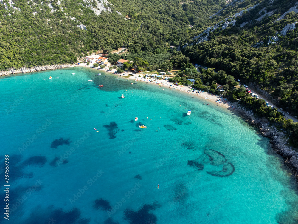 Beautiful Divna beach on Peljesac peninsula in southern Croatia Stock ...