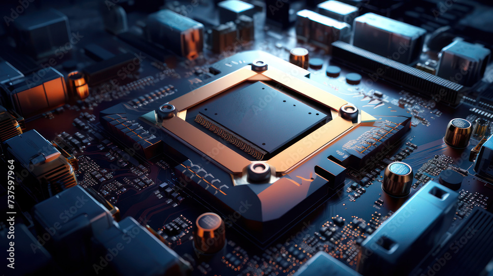 Advanced Technology Processor AI artificial intellegence Complex ...