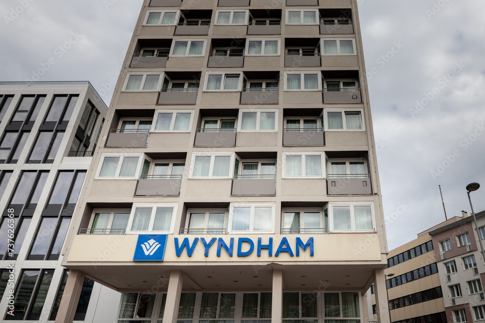 COLOGNE, GERMANY - NOVEMBER 6, 2022: Picture of a sign with the logo of ...