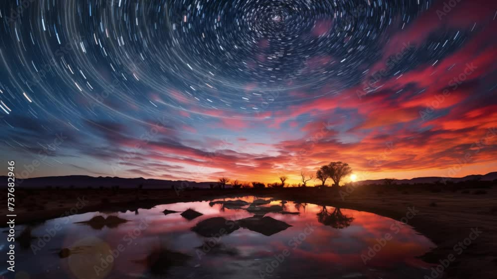 amazing nature background. an awe inspiring astrophotography image of a ...