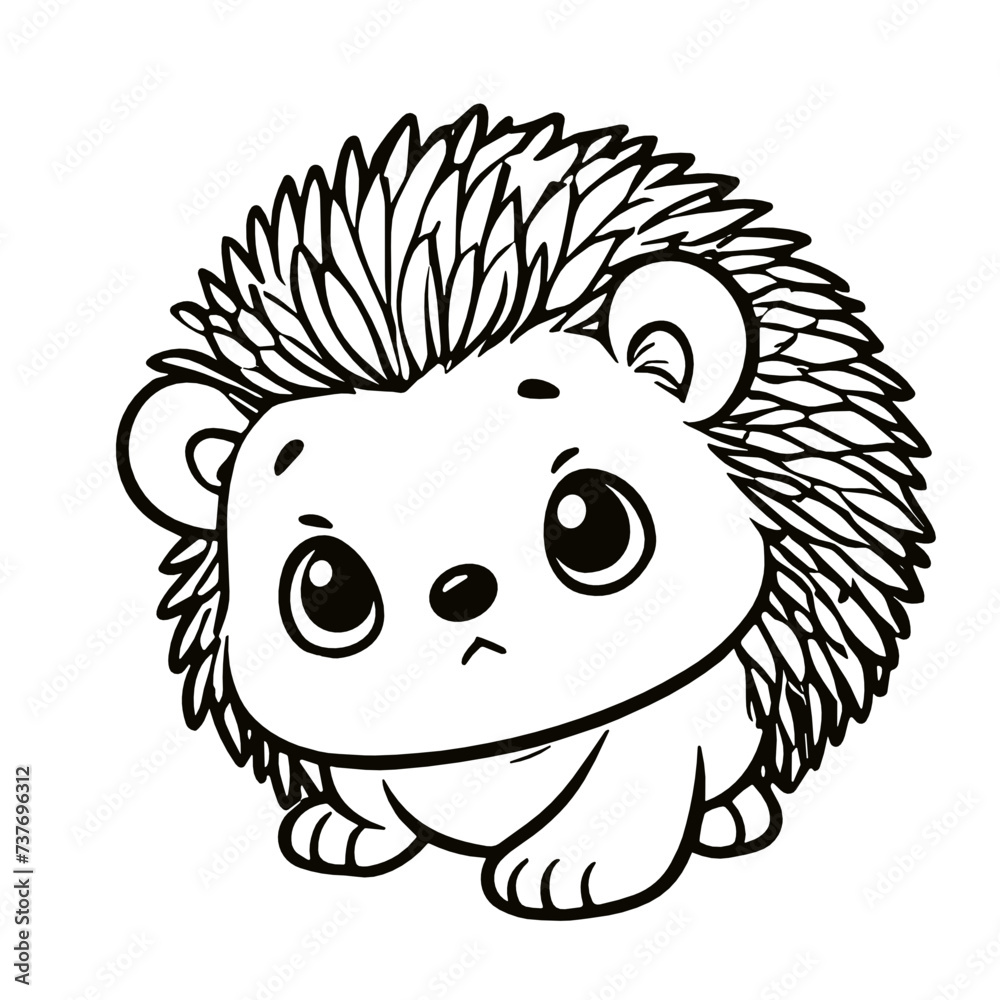 Cute Hedgehog , Hedgehog Svg, Hedgehog Cut File, Hedgehog Silhouette ...