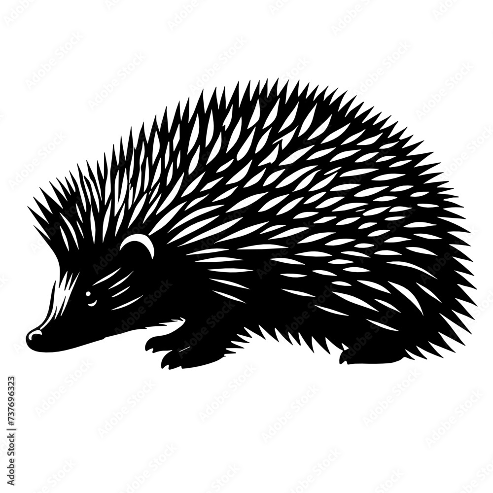 Vetor de Cute Hedgehog , Hedgehog Svg, Hedgehog Cut File, Hedgehog ...