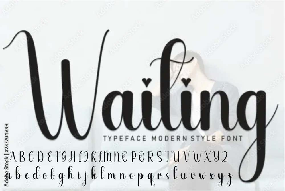 Hand drawn typeface. Handwritten script alphabet isolated on white ...