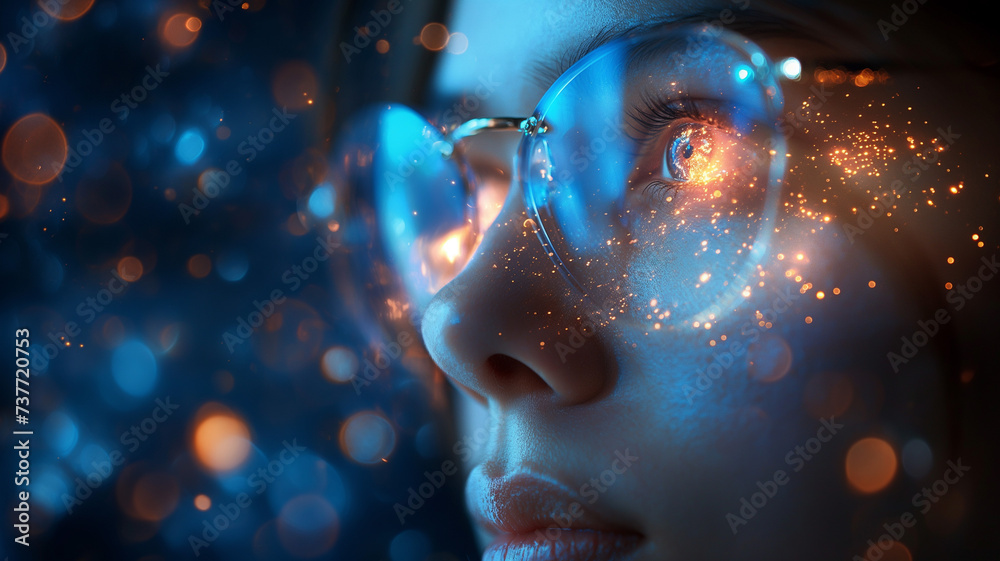 Cosmic Burst - A Stellar Sneezing Concept Illustrating a Galaxy ...