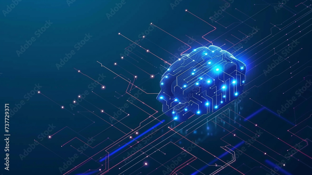 AI (Artificial Intelligence) Digital technology and Edge Computing, cloud computing, compute ...