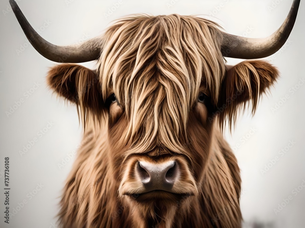Cow Front Facing Stock Photo | Adobe Stock