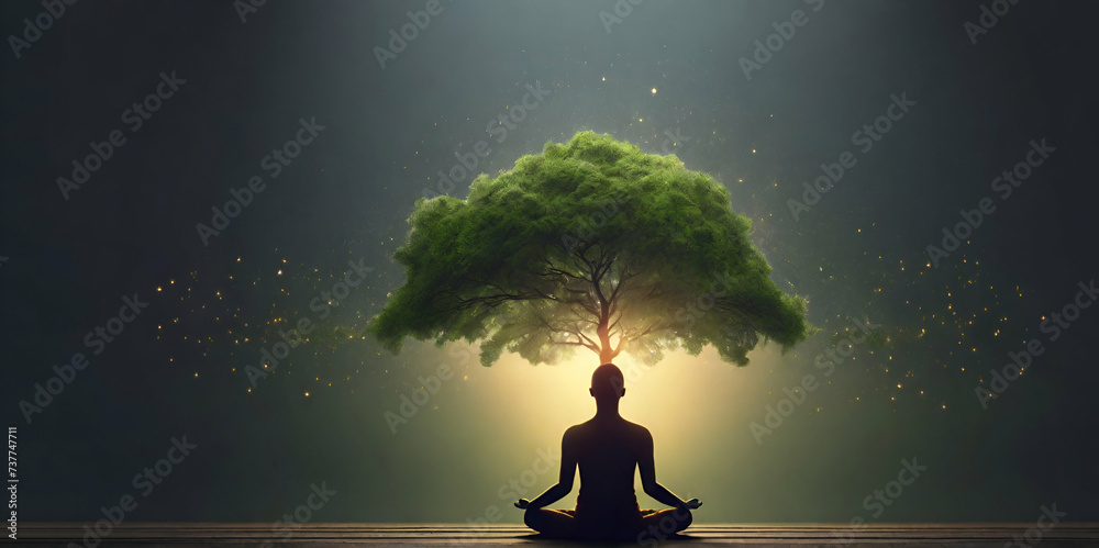 Visualize the profound impact of self-reflection and mindfulness on ...