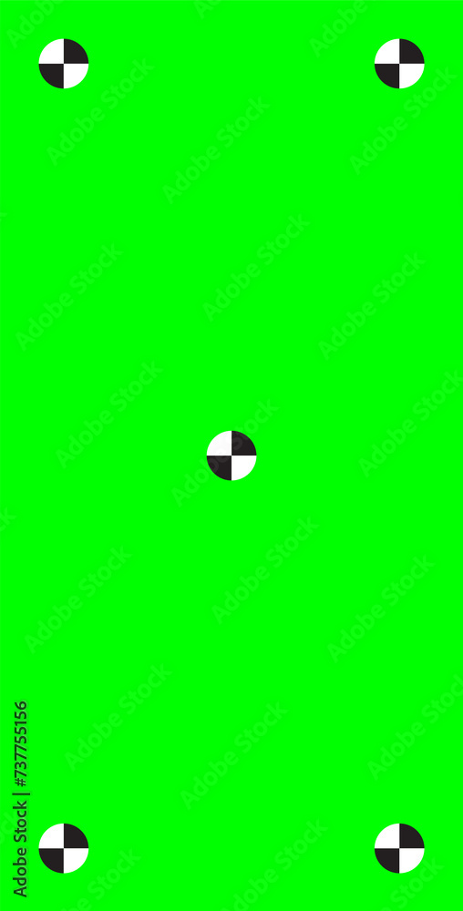 Green screen background, VFX motion tracking markers. Art design green ...