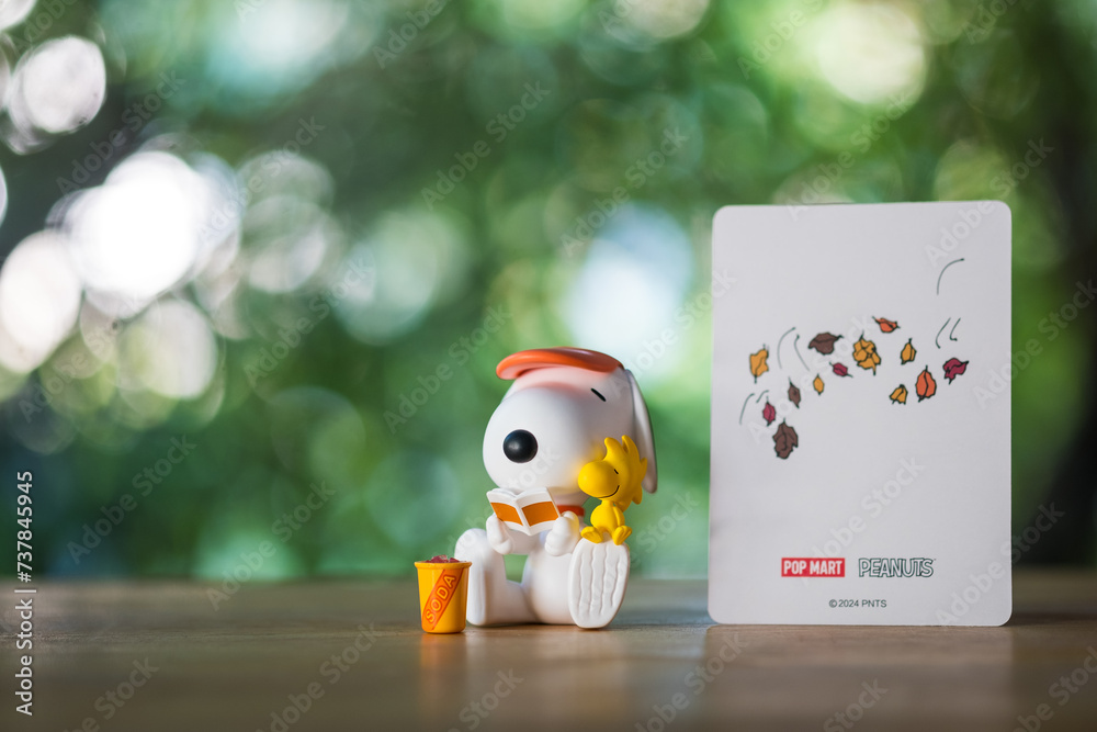 Bangkok, Thailand - February 16, 2024 : Snoopy Baseball team. Snoopy ...