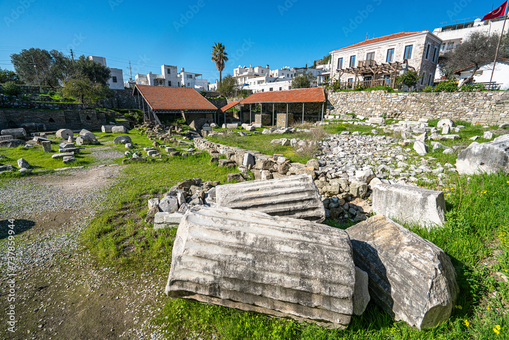 Bodrum Mausoleum Museum, also known as the Mausoleum of Halicarnassus ...