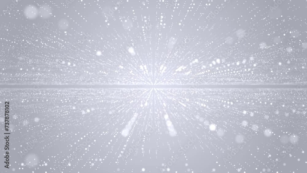 Abstract scene of futuristic cyber world on clean white gray background ...