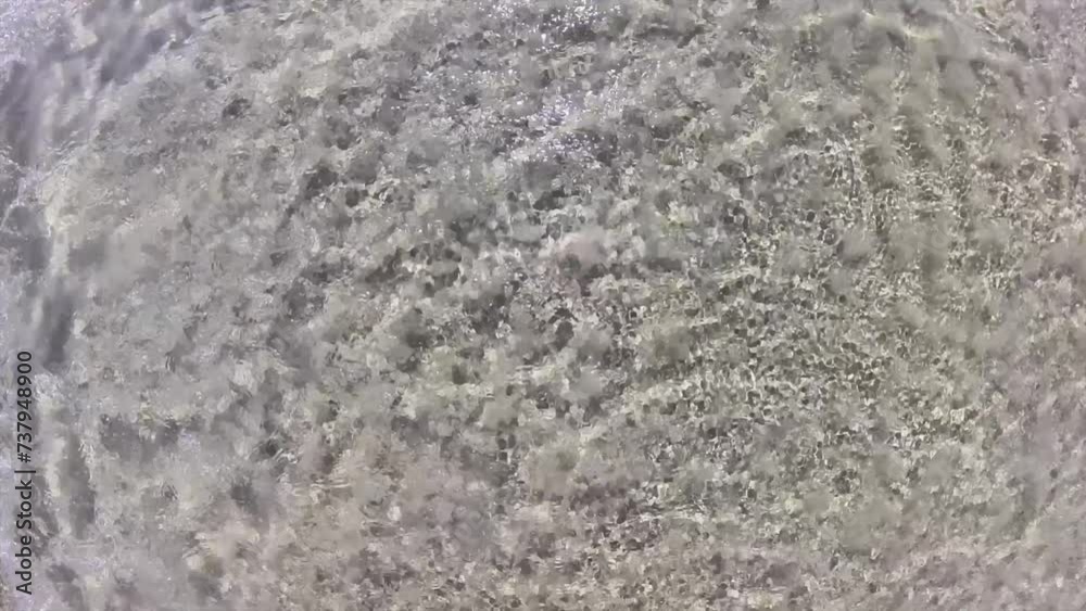 Water surface texture, Slow motion clean sea ripples and wave ...