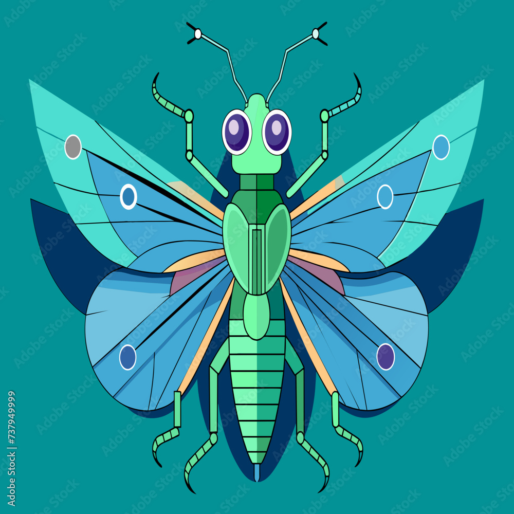 Scientific diagrams of insect anatomy vektor illustation Stock Vector ...