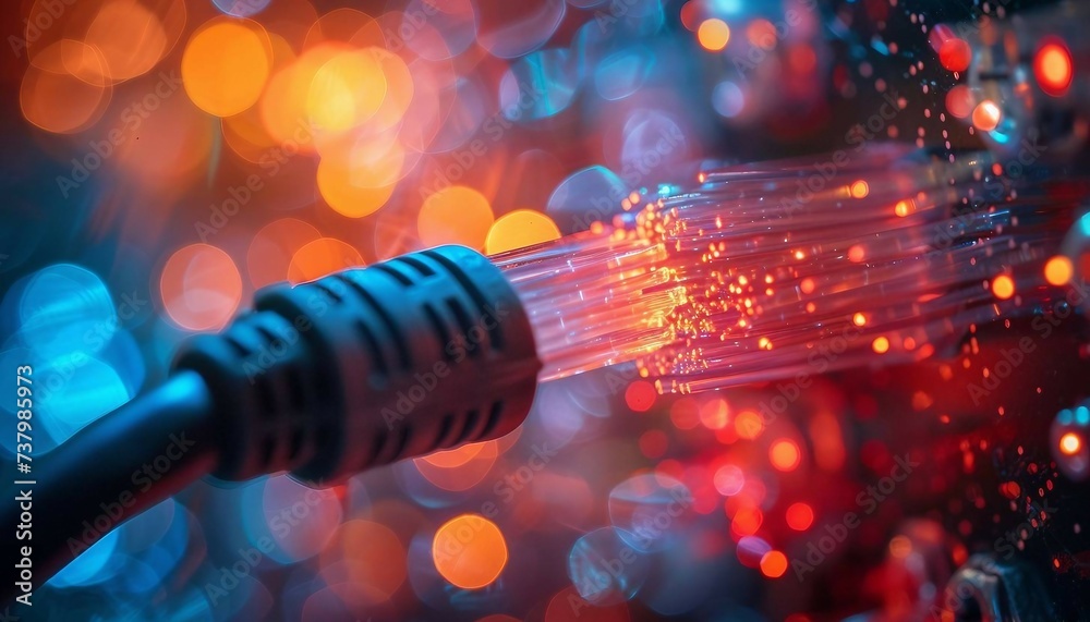 Fiber optic cables, represent the evolution of internet technology ...