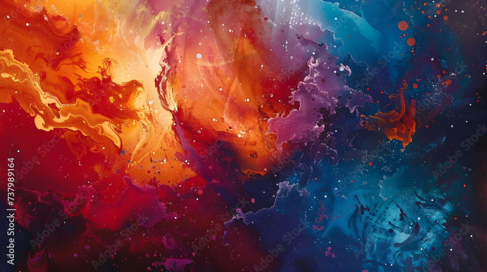 Beautiful color splash background HD 8K wallpaper background Stock ...