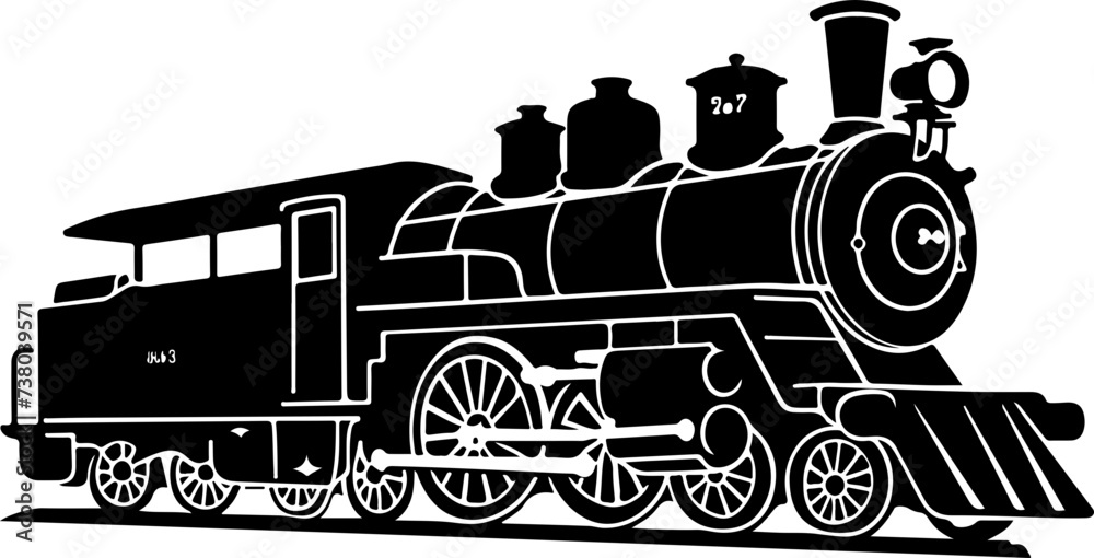 Vetor do Stock: Train SVG, Steam Engine SVG, Engine SVG, Train Clipart ...