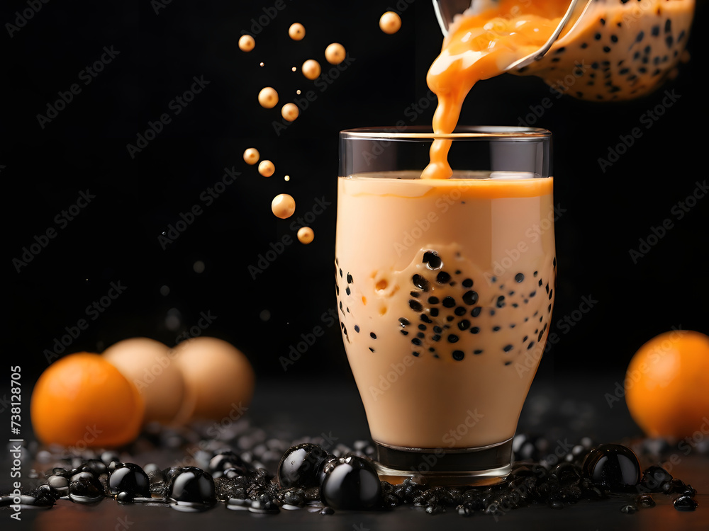 Foto de "Exquisite Bubble Milk Tea: Tapioca Splash Delight ...