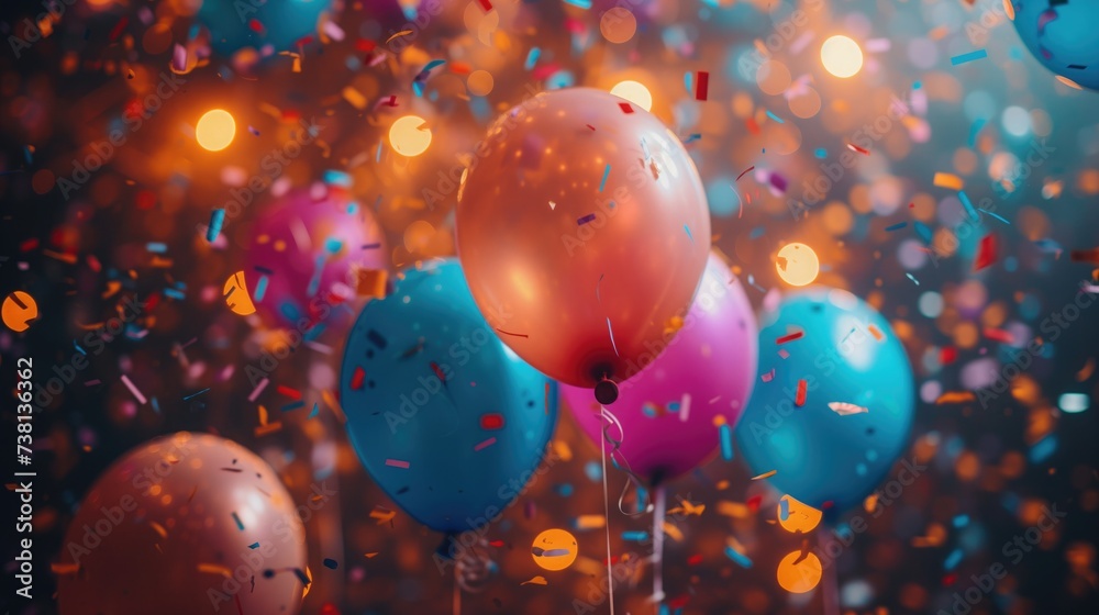 Surprise Party theme. Friends organize a surprise party to celebrate ...