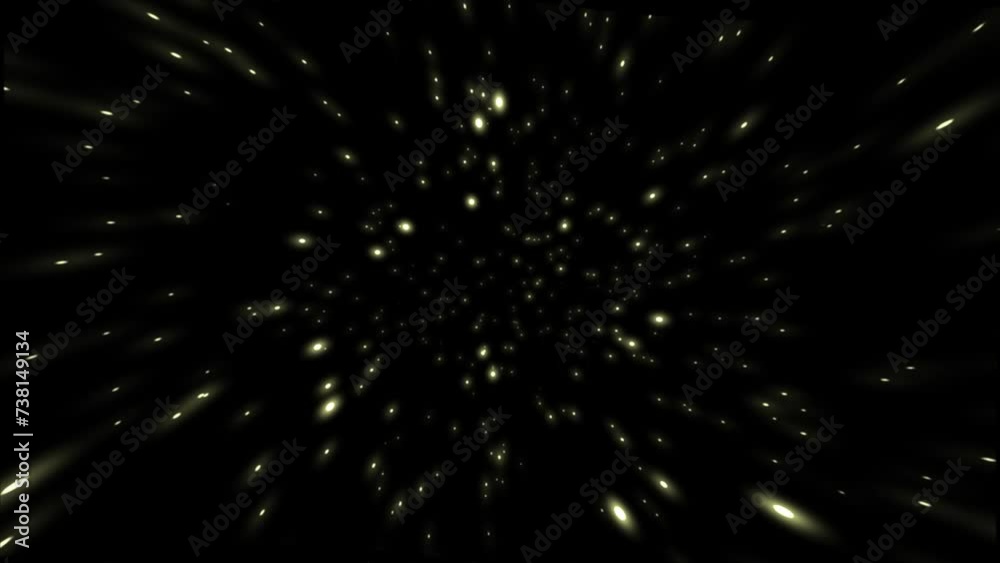 Space jump background in 4K 60FPS. Stars in space with colorful ...
