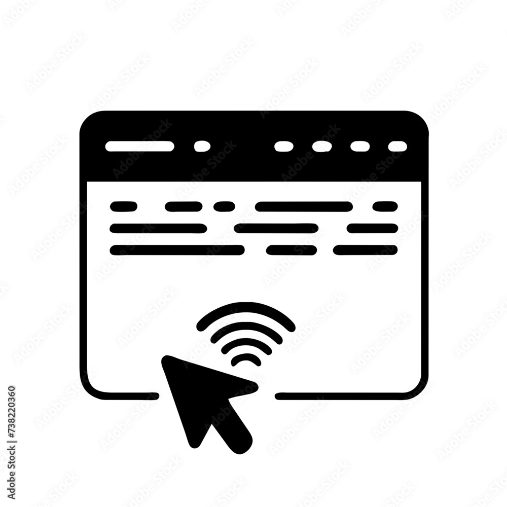 Computer mouse click cursor arrow icon, loading icon. Cursor icon ...