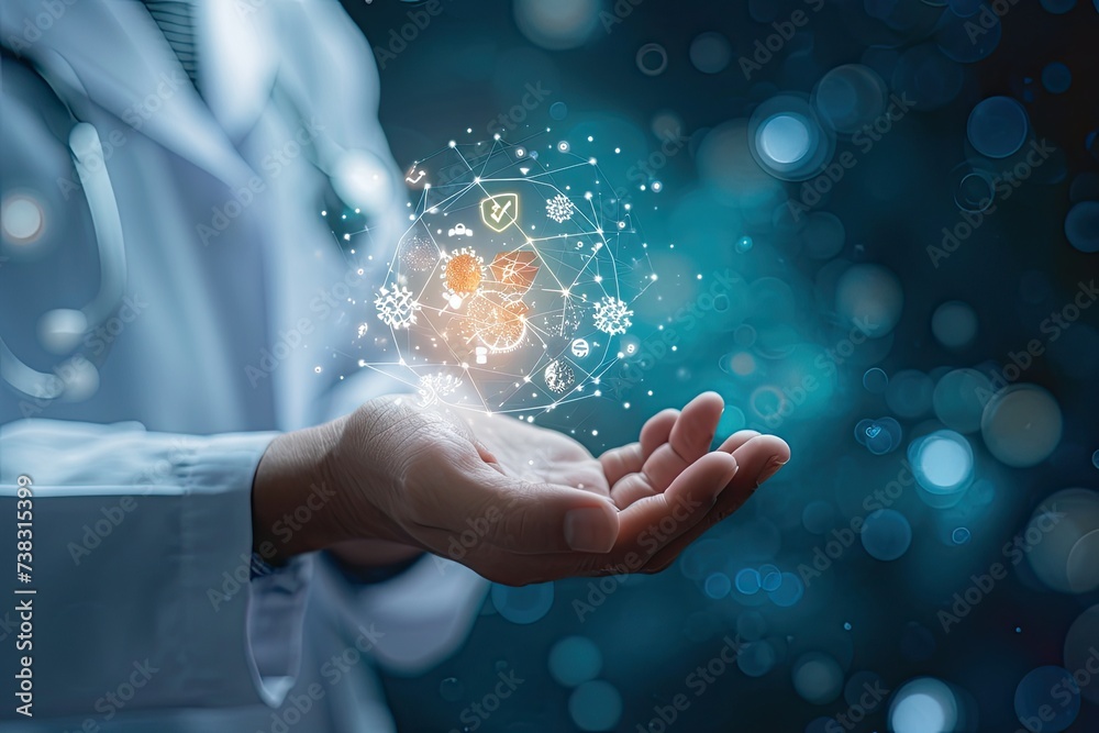 Health safety environment, HSE education industry concept, doctor's ...