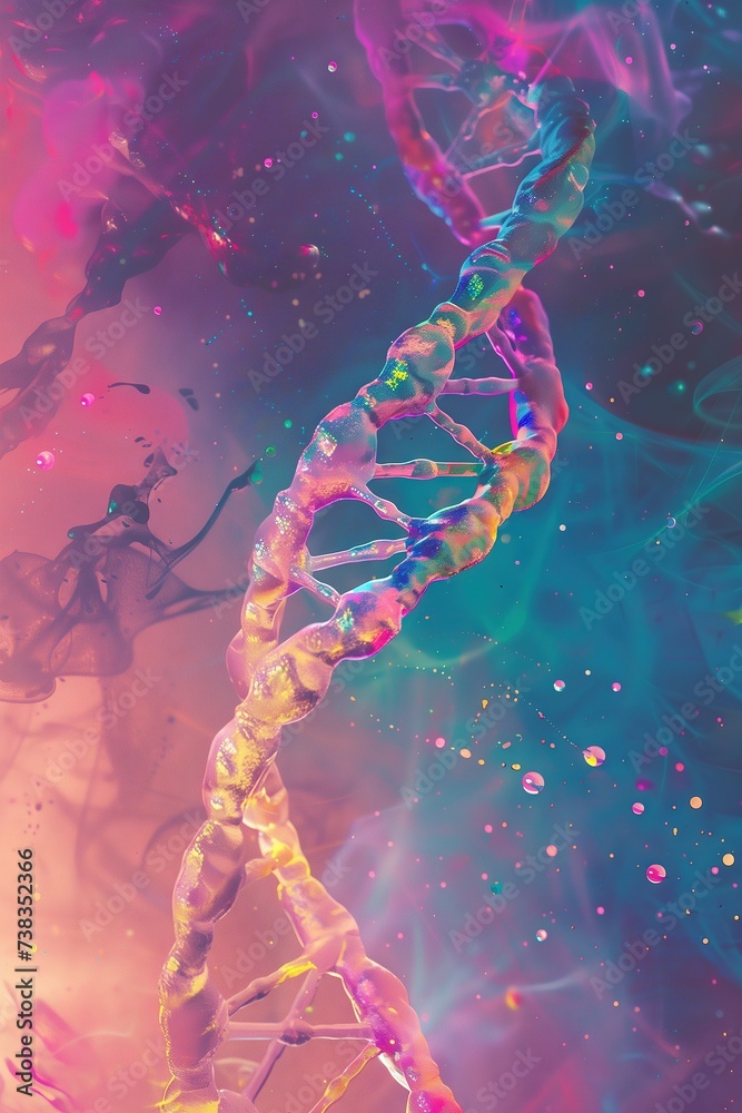 Journey into Genomics: 3D Visual DNA Helix – Unraveling Medical ...