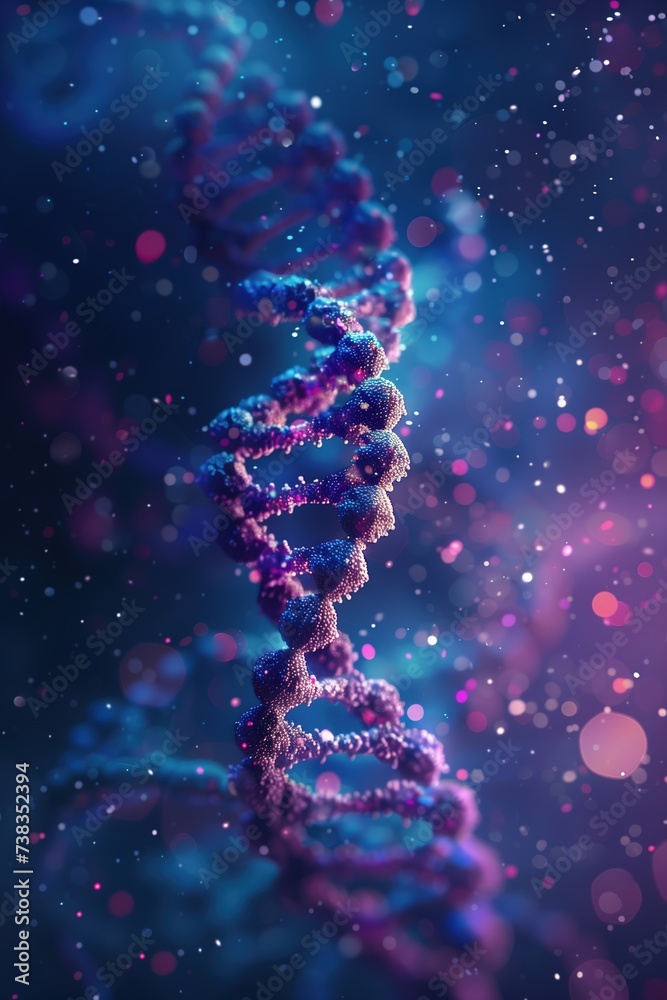 DNA Discoveries: 3D Visual DNA Helix Strand – Advancing Medical ...