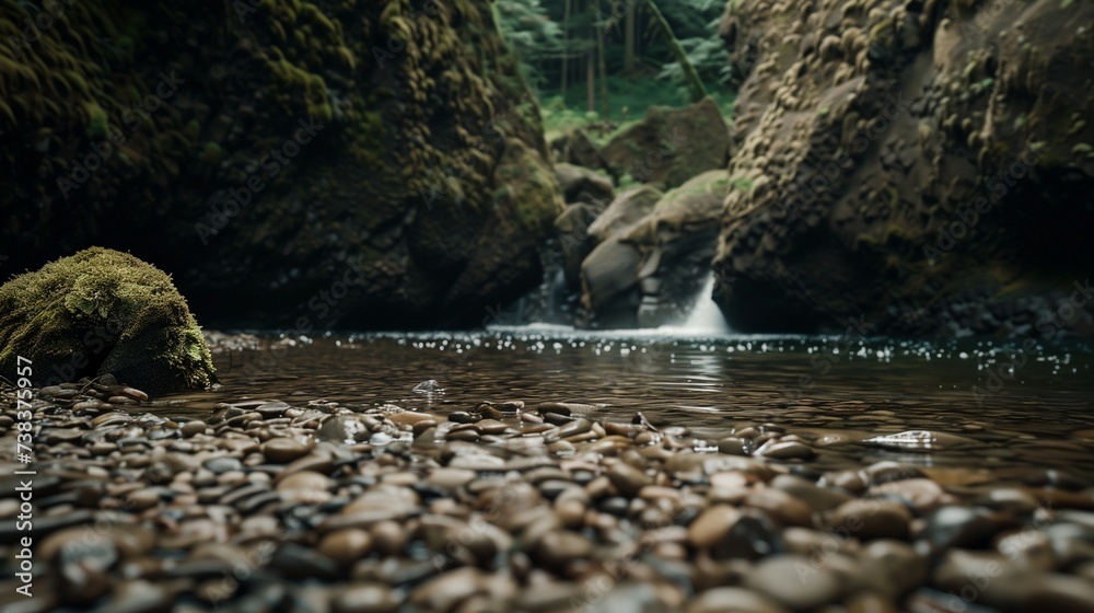 Punch Bowl Falls, a mesmerizing cascade along the Eagle Creek Trail in ...
