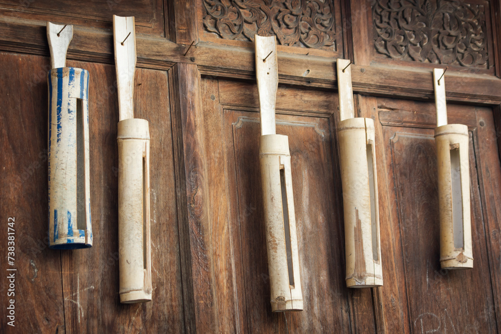 Kentongan is a traditional communication tool typical from Indonesia ...