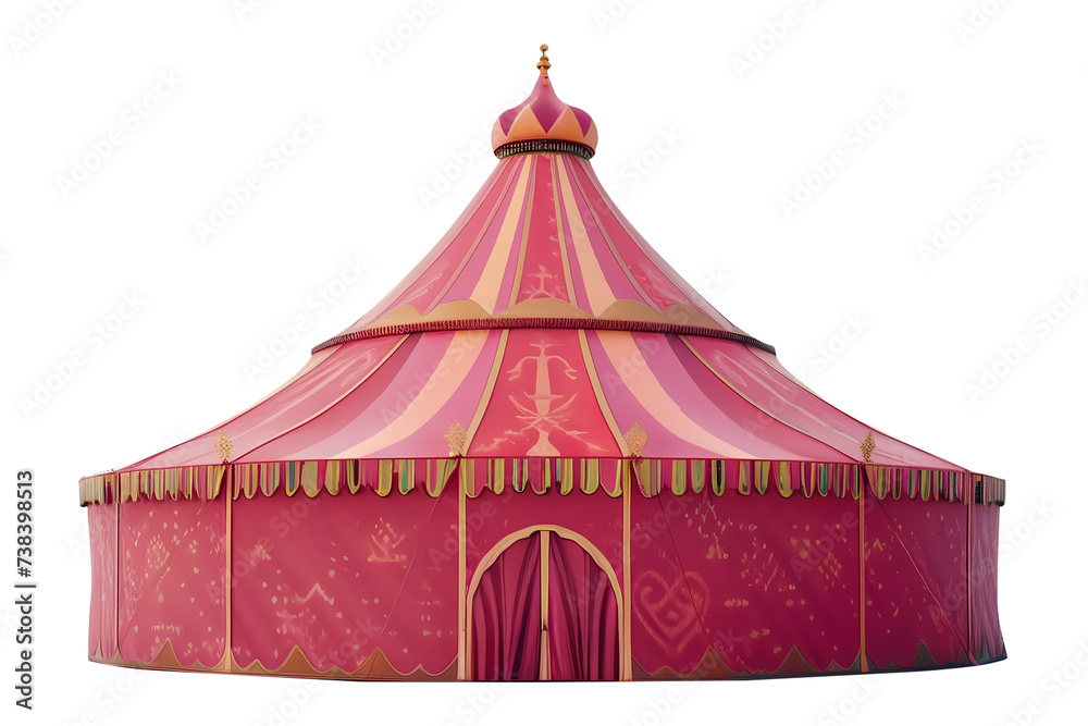 circus tent show PNG OR carnival tent PNG isolated on White and ...
