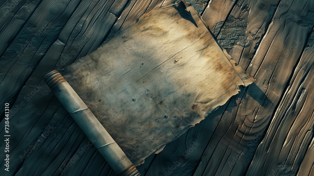 Ancient old scroll papyrus parchment document wallpaper background ...