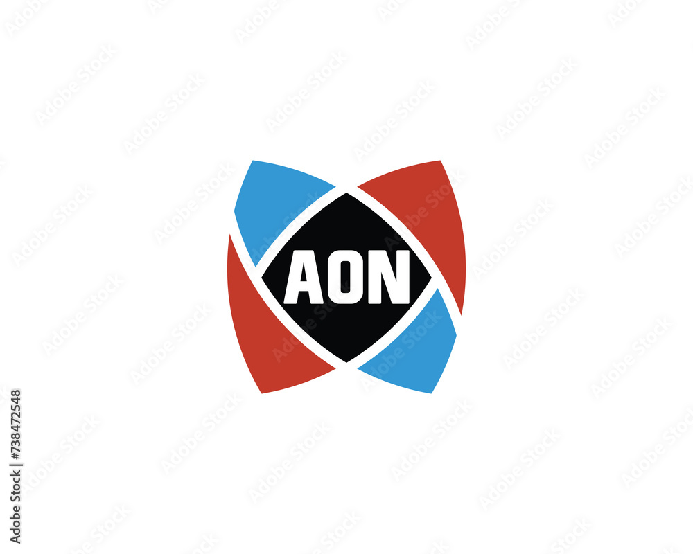 AON logo design vector template Stock Vector | Adobe Stock