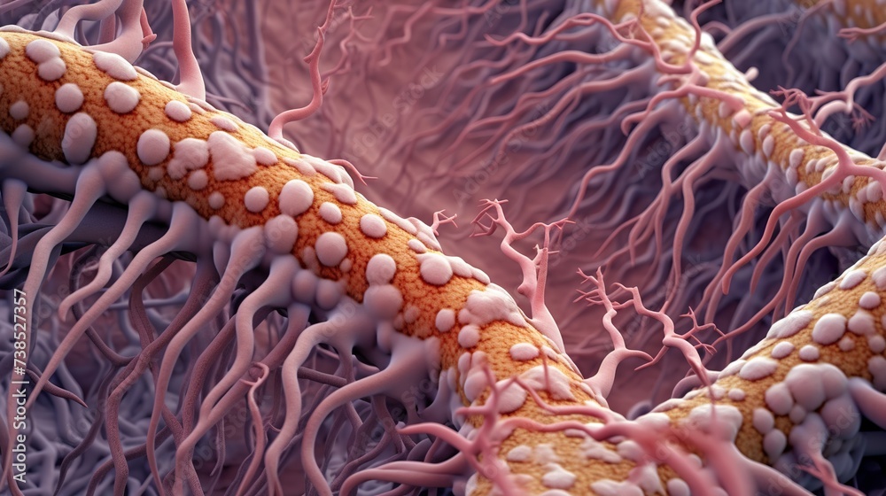 The anatomical structure of a Basil bacterial cell when magnified using ...